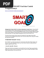 Contoh Penerapan Metode SMART Goal | PDF
