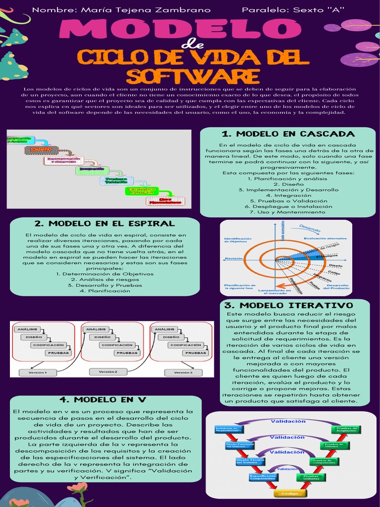 Infografia Ciclo de Vida Del Software | PDF | Software | Desarrollo de ...