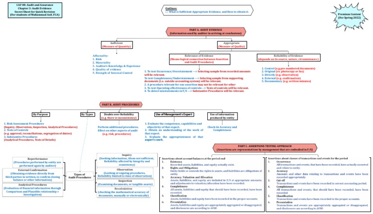 CAF 08 Chapter 3 MindMap Final | PDF | Audit | Business