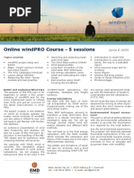 Online windPRO Course | PDF | Technology & Engineering