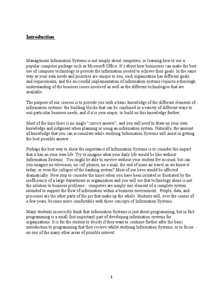 Mis Assignment Eyob Yohannes | PDF | Management Information System | E Commerce