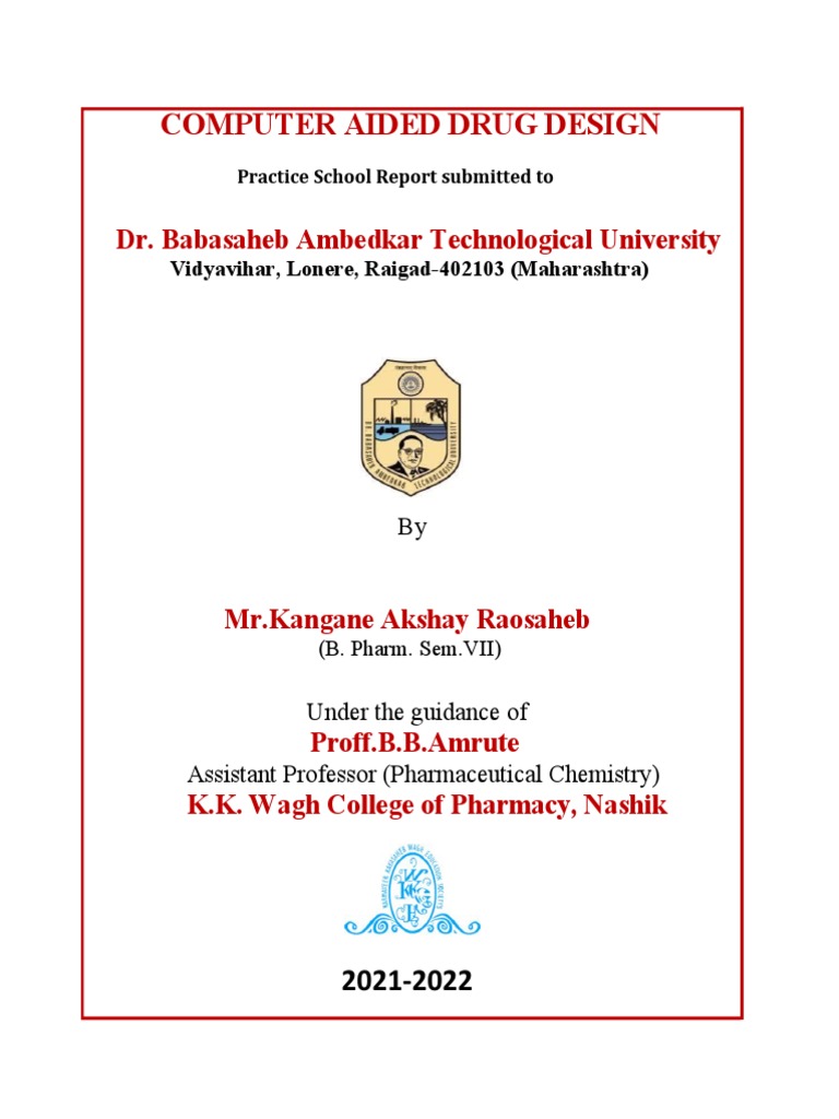 Computer Aided Drug Design PDF | PDF | Drug Design | Force Field ...