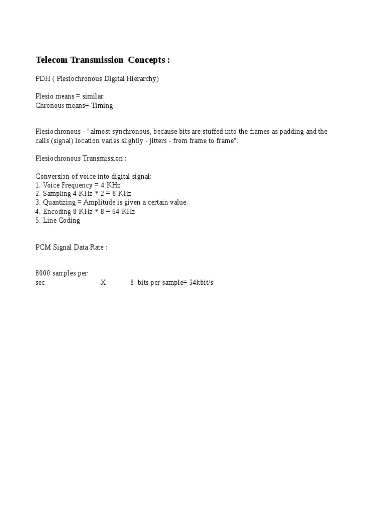 Telecom Basics For BUGS | PDF | Computer Network | Software Defined Radio