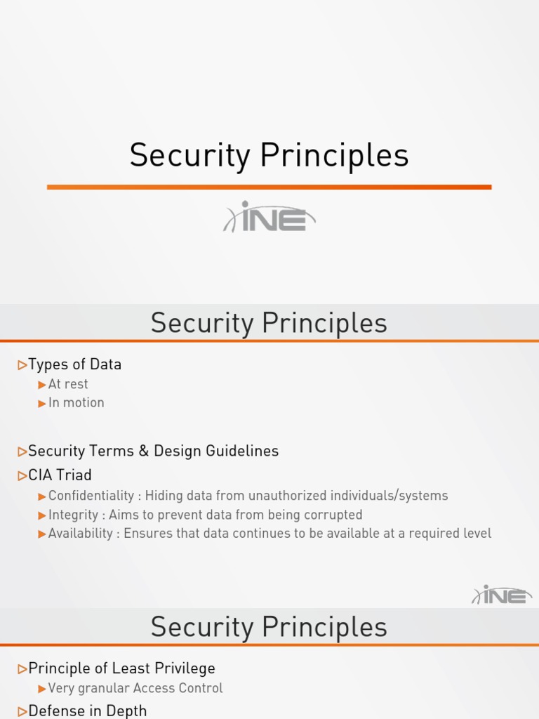 Network Security Fundamentals & Concepts (INE-converted) | PDF | Antivirus Software ...