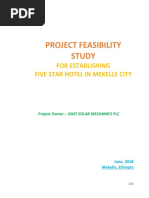 PROJECT PROPOSAL On Hotel Final Doct Edited | PDF | Internal Rate Of ...