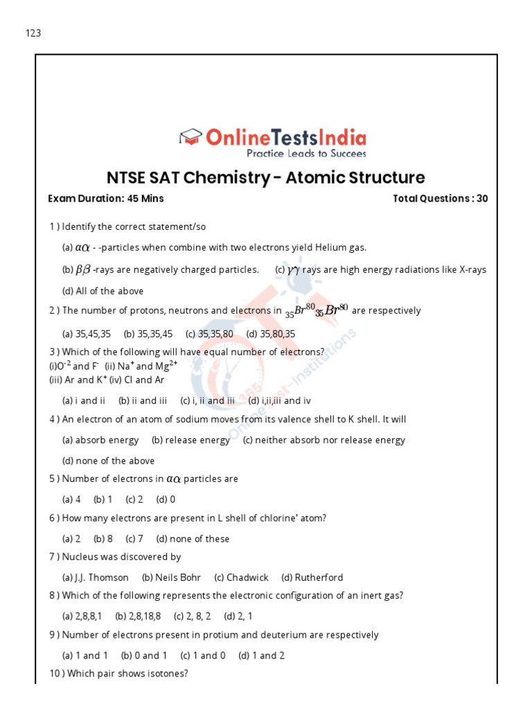 NTSE SAT Chemistry - Acids, Bases and Salts Important Questions With ...