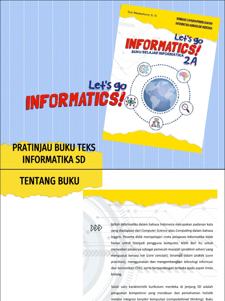 Buku Teks Informatika Dengan CP Kurikulum Merdeka | PDF
