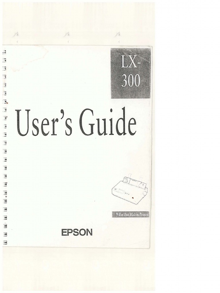Epson User Guide | PDF