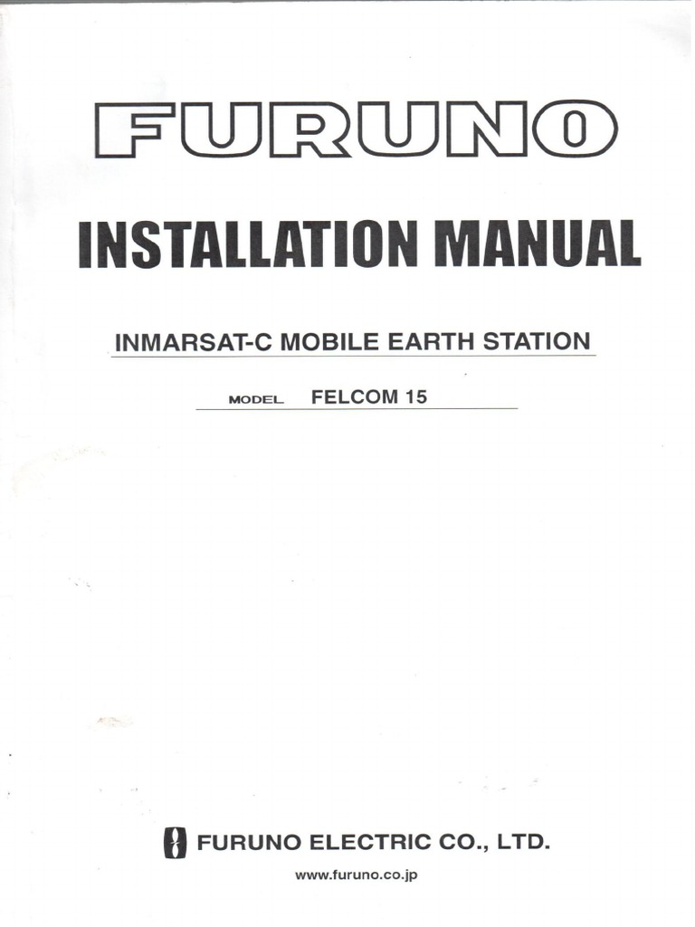 Furuno Installation Manual | PDF