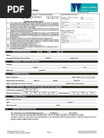 Reliance Health Gain Proposal Form | PDF | Insurance | Payments