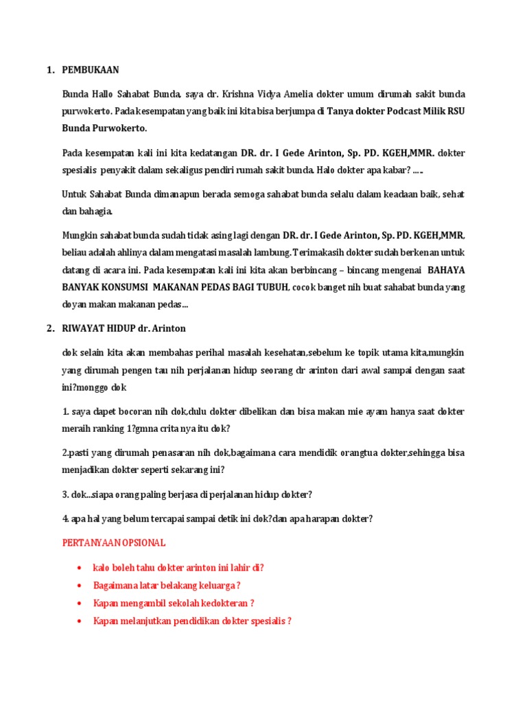 Naskah Podcast 27 Mei 2022 | PDF | Pengembangan Diri | Gaya Hidup