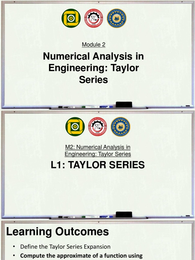 Numerical Analysis in Engineering: Taylor Series | PDF | Power Series ...