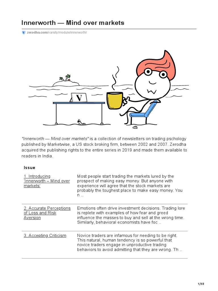 Innerworth Mind Over Markets | PDF | Intuition | Mind