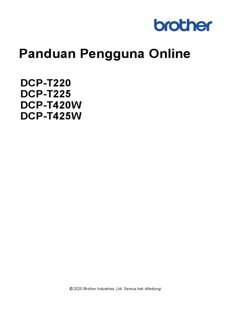 BROTHER T220 Panduan Teknis | PDF