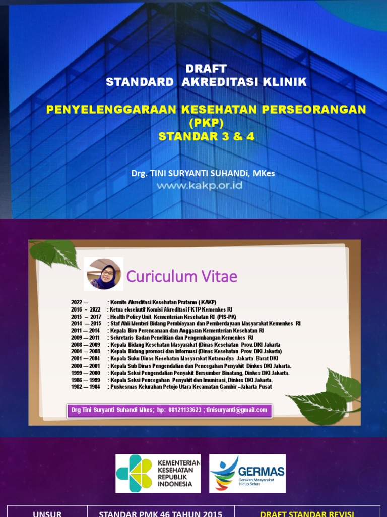 PKP 3 Standar 3 Dan 4 Tini Klinik | PDF