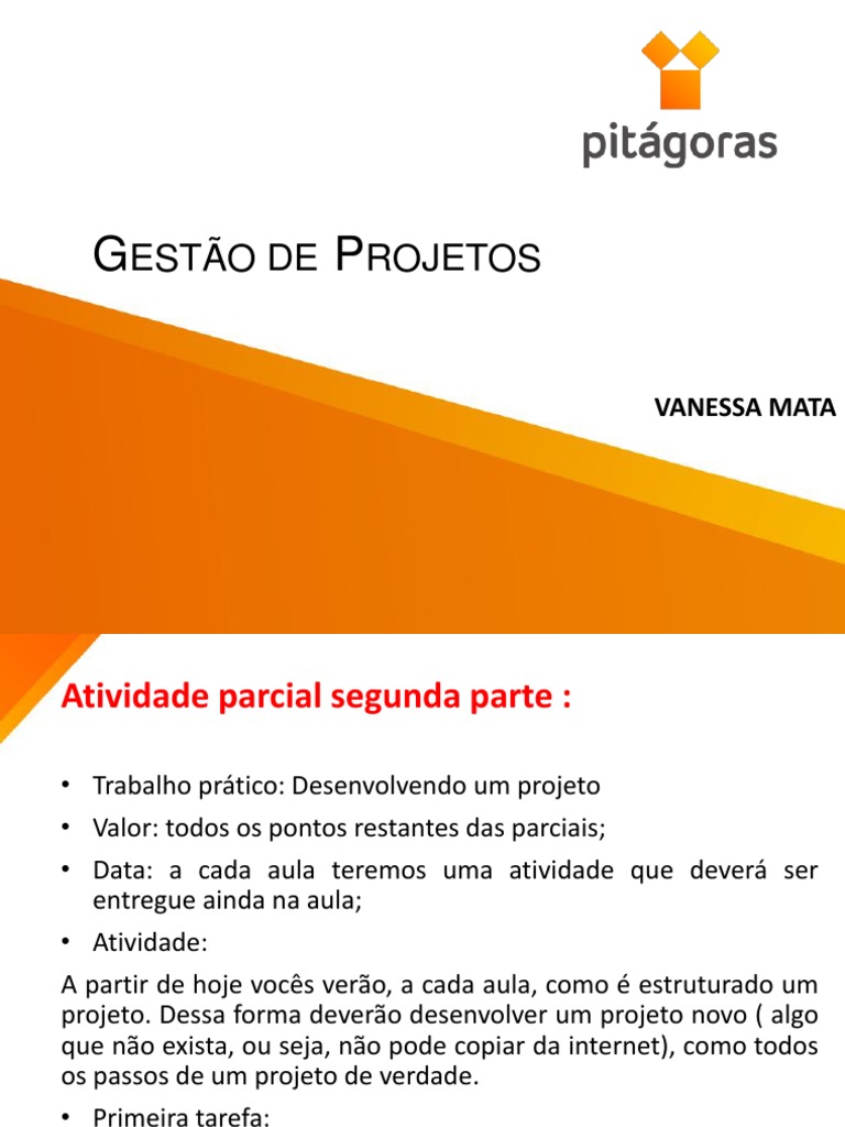 Aula+4+-++Gestão+de+projetos +STD | PDF | Business