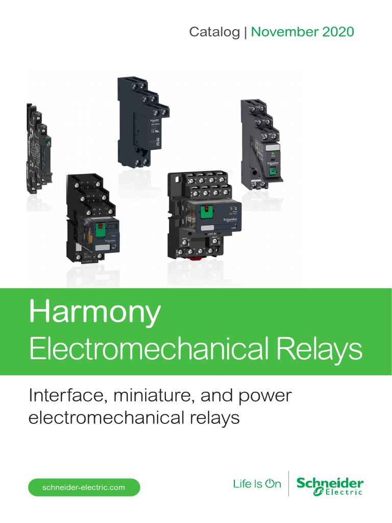 Harmony Electromechanical Relays Catalog 2020 | PDF | Electrical ...