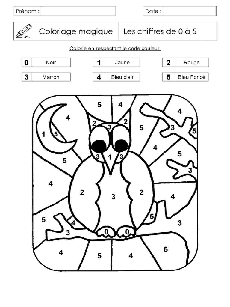 Coloriage Magique - Livre 1 | PDF