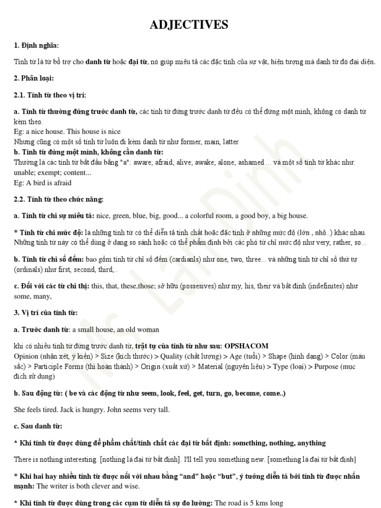 Adj Adv | PDF
