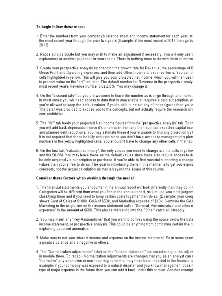 ACC 345 7-1 Final Project Milestone Three Final Statement Analysis and ...