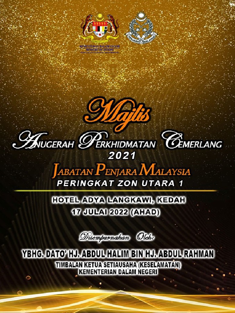 Buku Aturcara Majlis Apc 2021 Akm | PDF