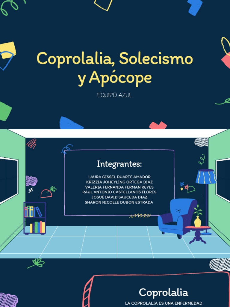 Coprolalia. Apocope, Solecismo | PDF | Síndrome de Tourette | Toxina ...