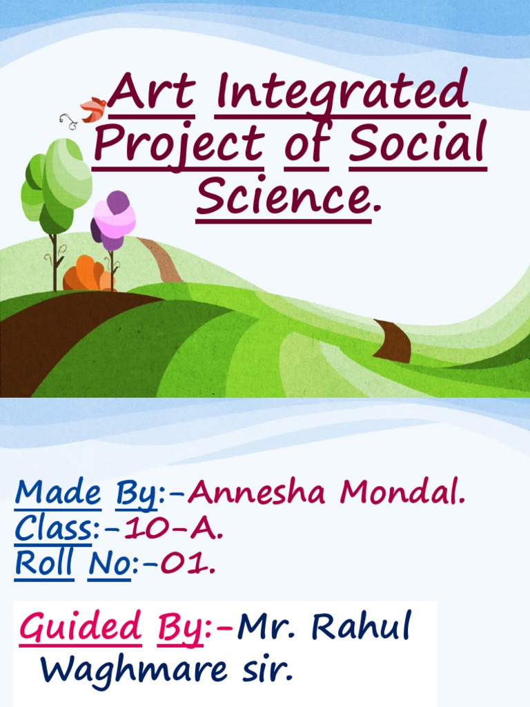 SST Art Integrated Project | PDF | Gujarat