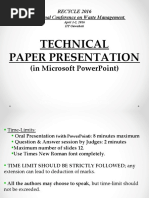 Technical Paper Presentation | PDF | Microsoft Power Point | Computing