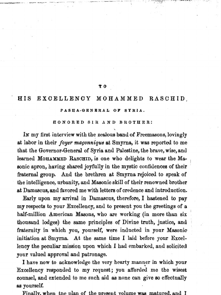 Freemasonry in The Holy Land-Rob Morris-1878-602pgs-SEC SOC | PDF ...