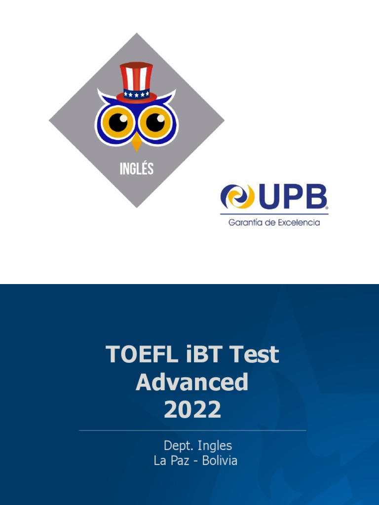 Presentacion TOEFL Home Edition | PDF | Informática