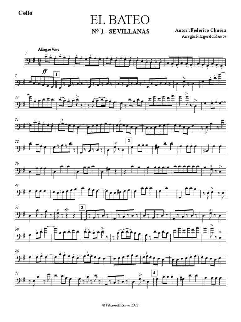 El Bateo Cello | PDF