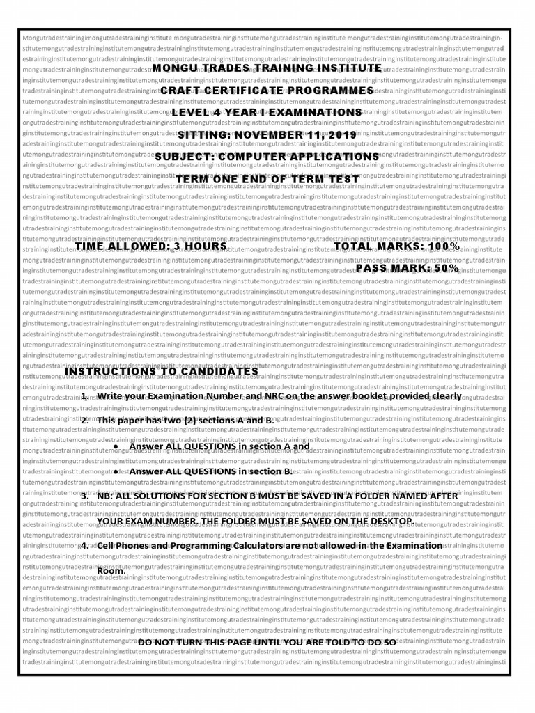 Computer Applications | PDF | Test (Assessment) | Fairy Tales