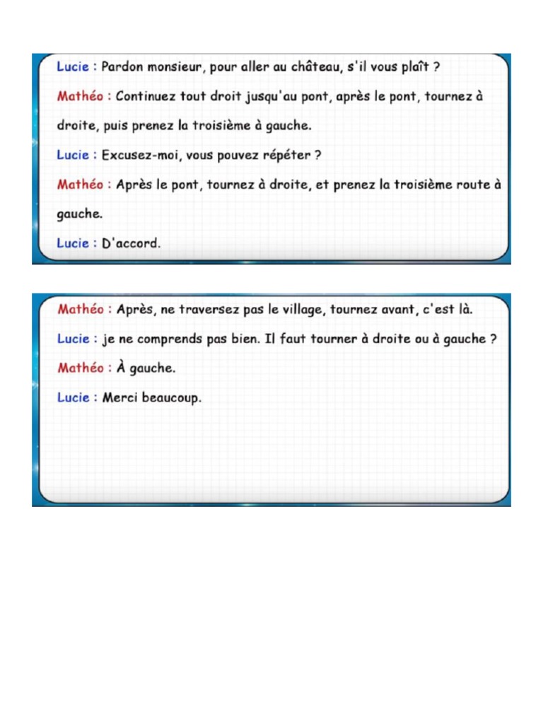 Conversation en Francais 1 | PDF