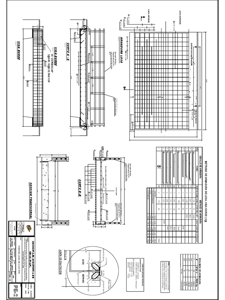 Ponton 6 - Estructura | PDF