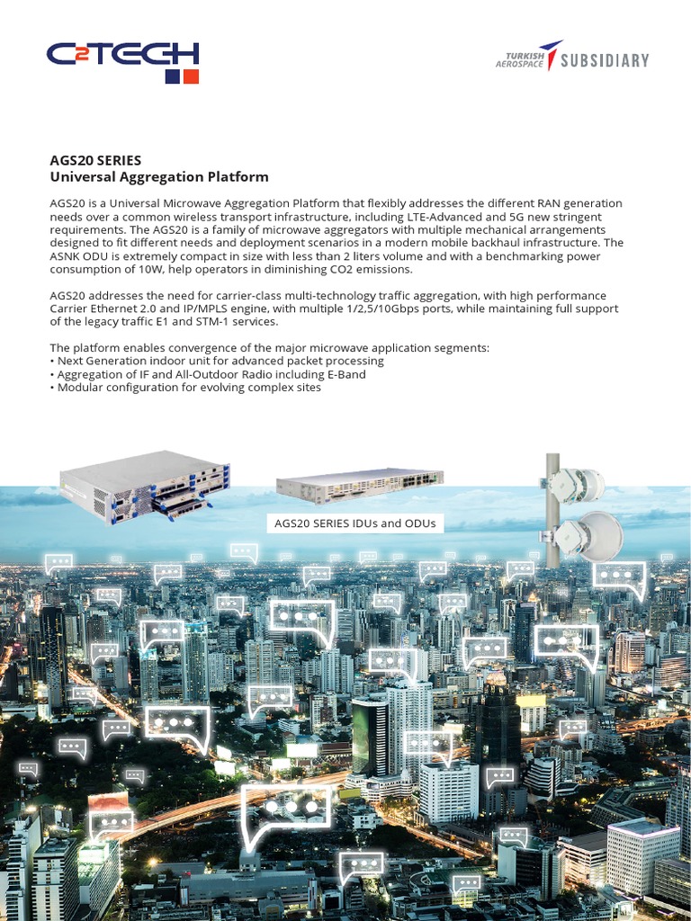 Ags20 Series Universal Aggregation Platform | PDF | Networking ...