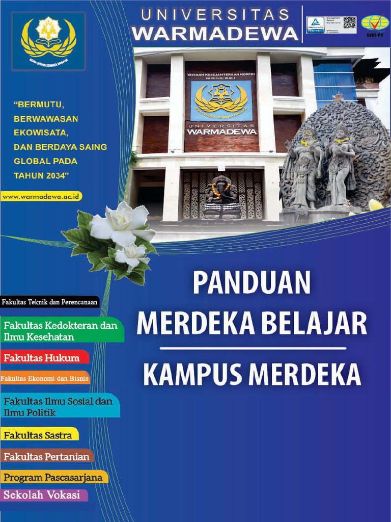 326ea 1. Buku Panduan Merdeka Belajar Kampus Merdeka Dengan Pengesahan Unwar 1 1 | PDF