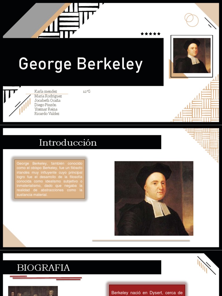 George Berkeley | PDF | Empirismo | Conocimiento