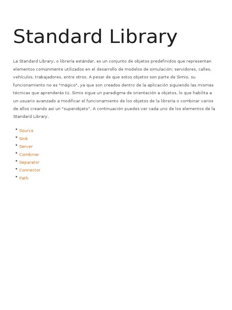 Standard Library | PDF | Almacenador intermediario de datos | Datos