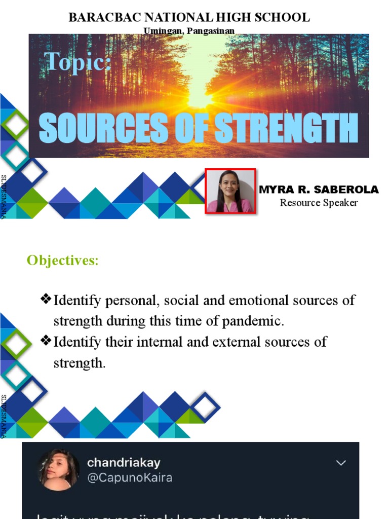 Sources of Strength During Pandemic | PDF | Mental Health | Psychology