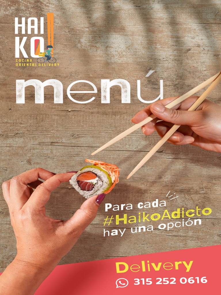 Menú de Sushi Haiko y Combos | PDF