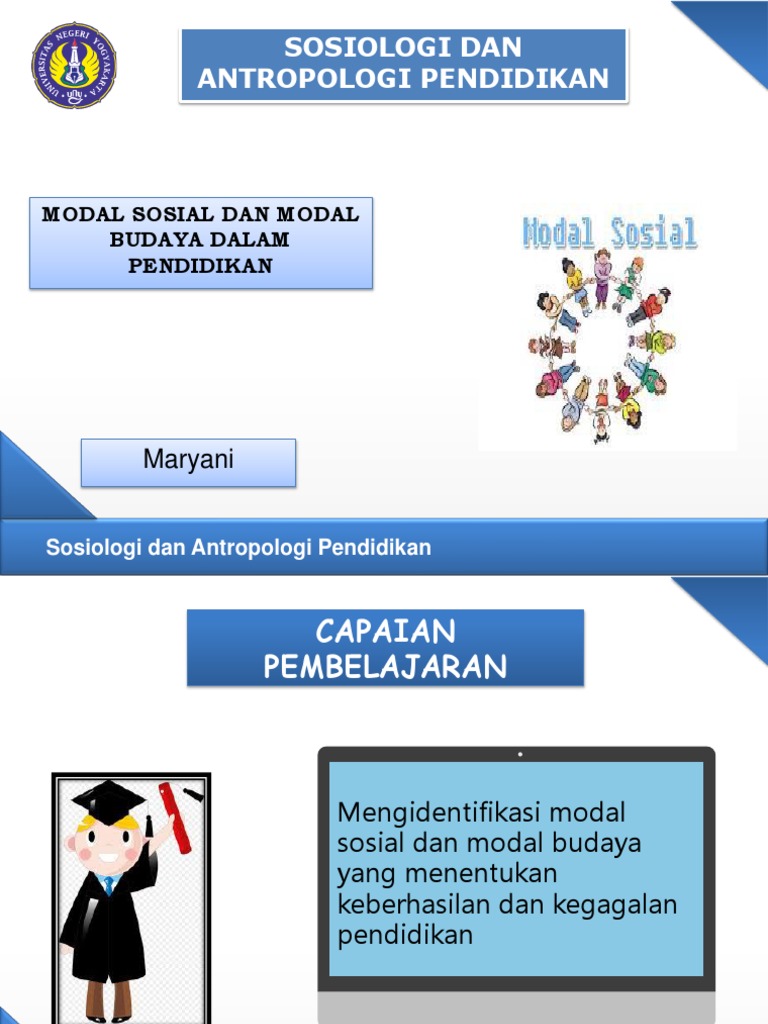 PPT-2021 Pertemuan 11 Modal Sosial Dan Budaya | PDF | Ilmu Sosial ...