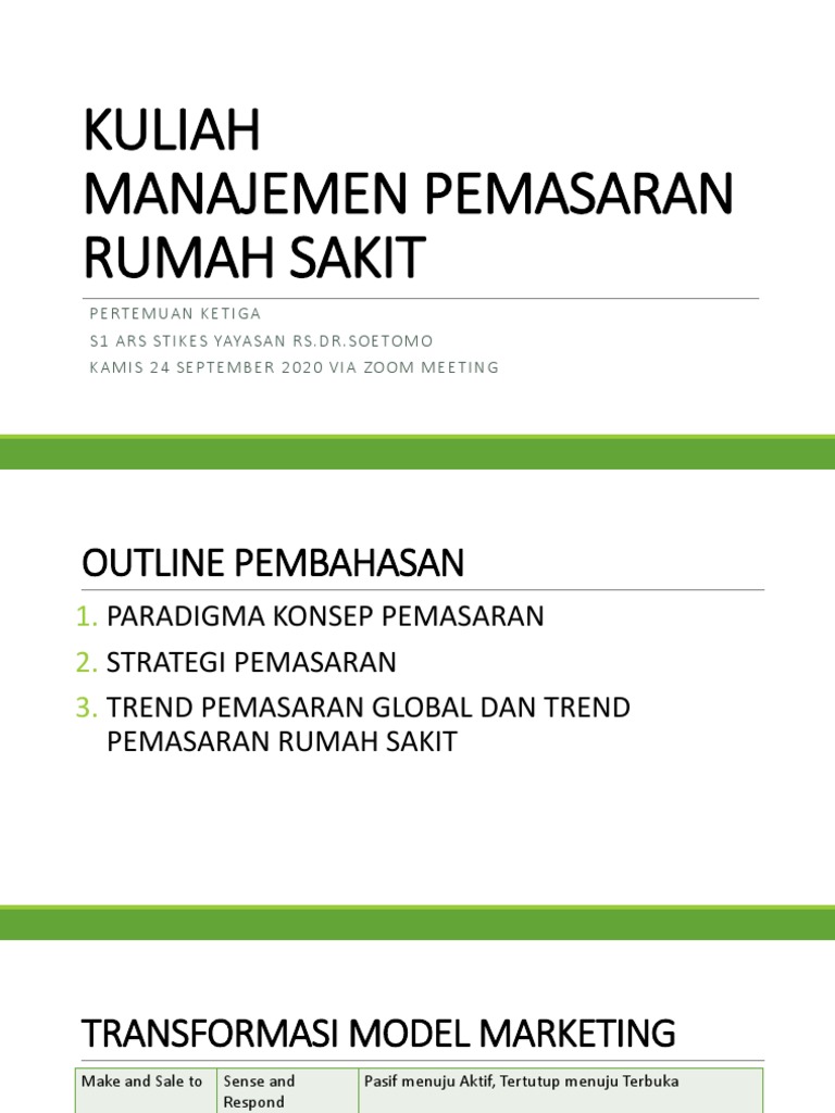 Pemasaran Rs2 | PDF