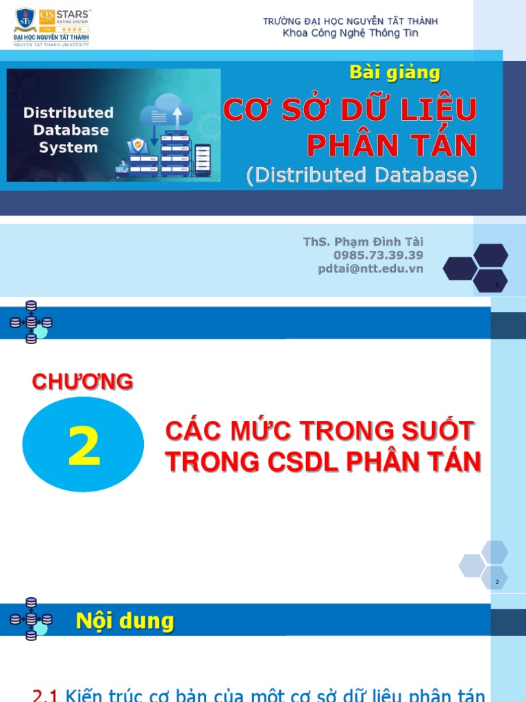 C2-Các mức trong suốt của CSDL phân tán | PDF