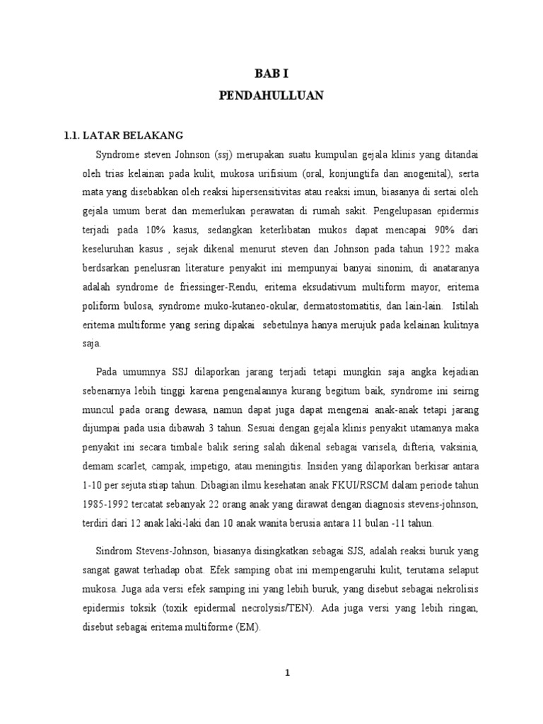 Bab I SSJ Fixxxxxxx | PDF