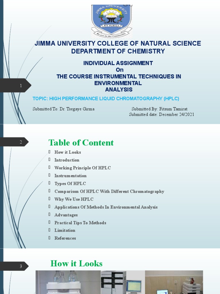 HPLC Presentation - PPT (Autosaved) | PDF | High Performance Liquid ...