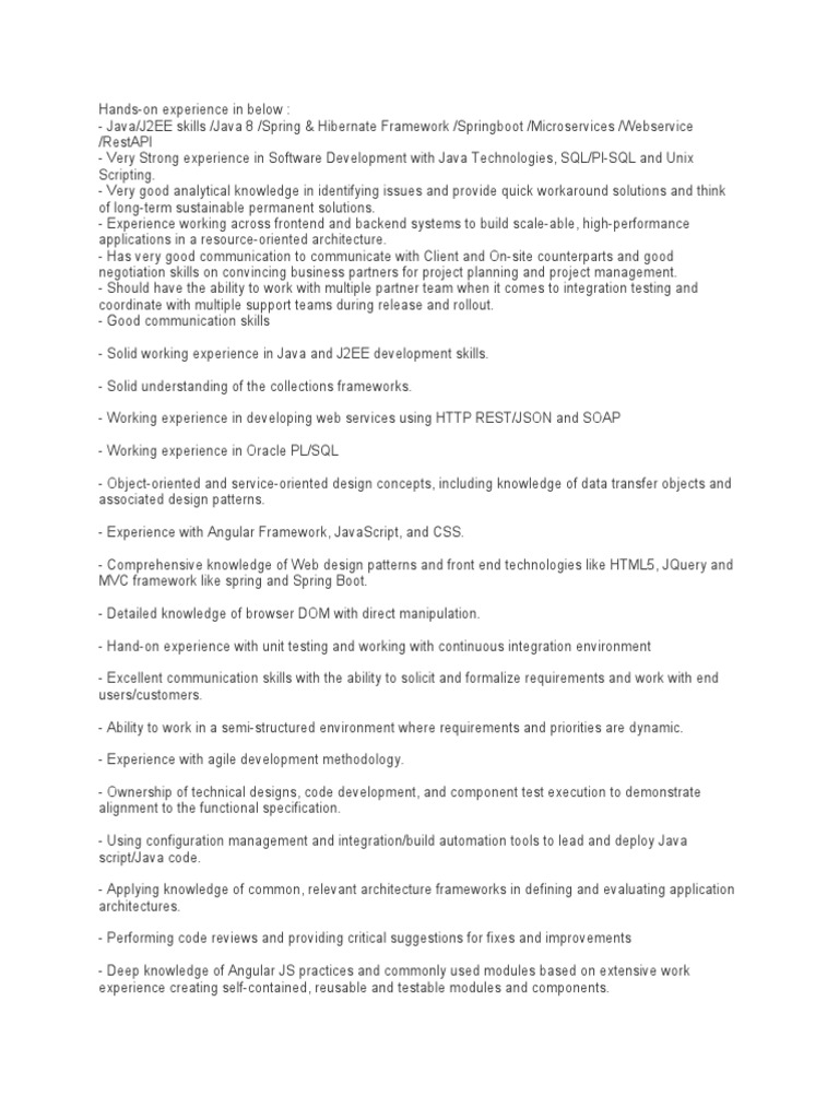 E-Khata Java Developer JD | PDF | Web Application | World Wide Web