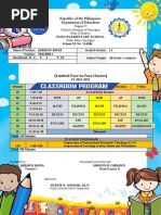 Grade5 - Class Program 2023 2024 | PDF | Philippines