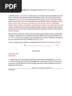 Example Deed of Conveyance | PDF | Notary Public | Signature