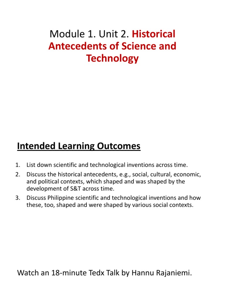 STS Module 1 Section 2 - Lecture Slides | PDF | Middle Ages | Wheel