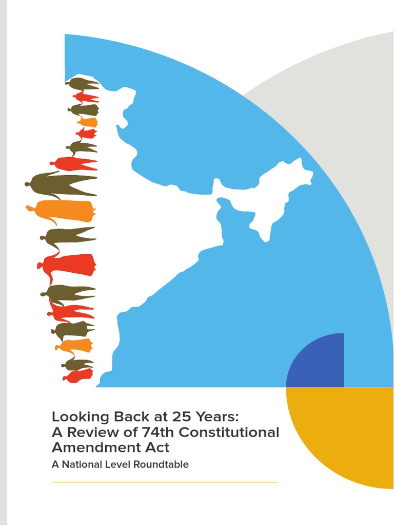 74th Constitutional Amendment Act | PDF | Governance | Decentralization